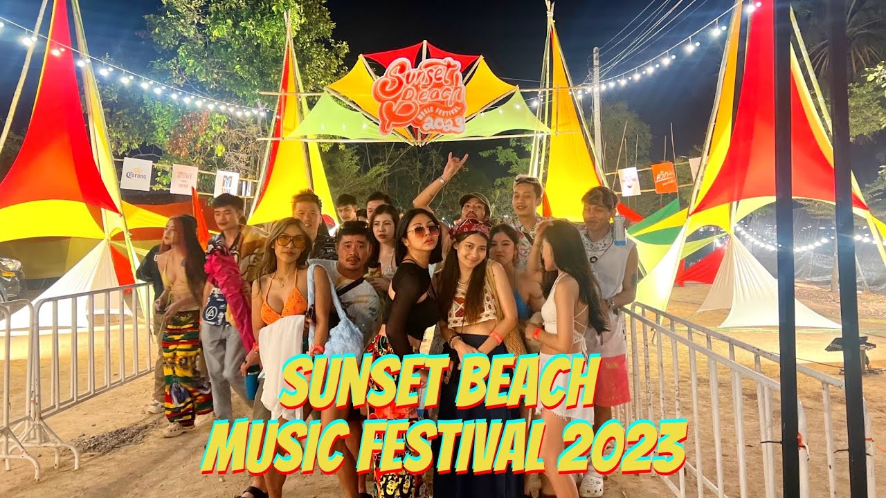 บรรยากาศงาน Sunset Beach Music Festival 2023 #reggae #ska # ...
