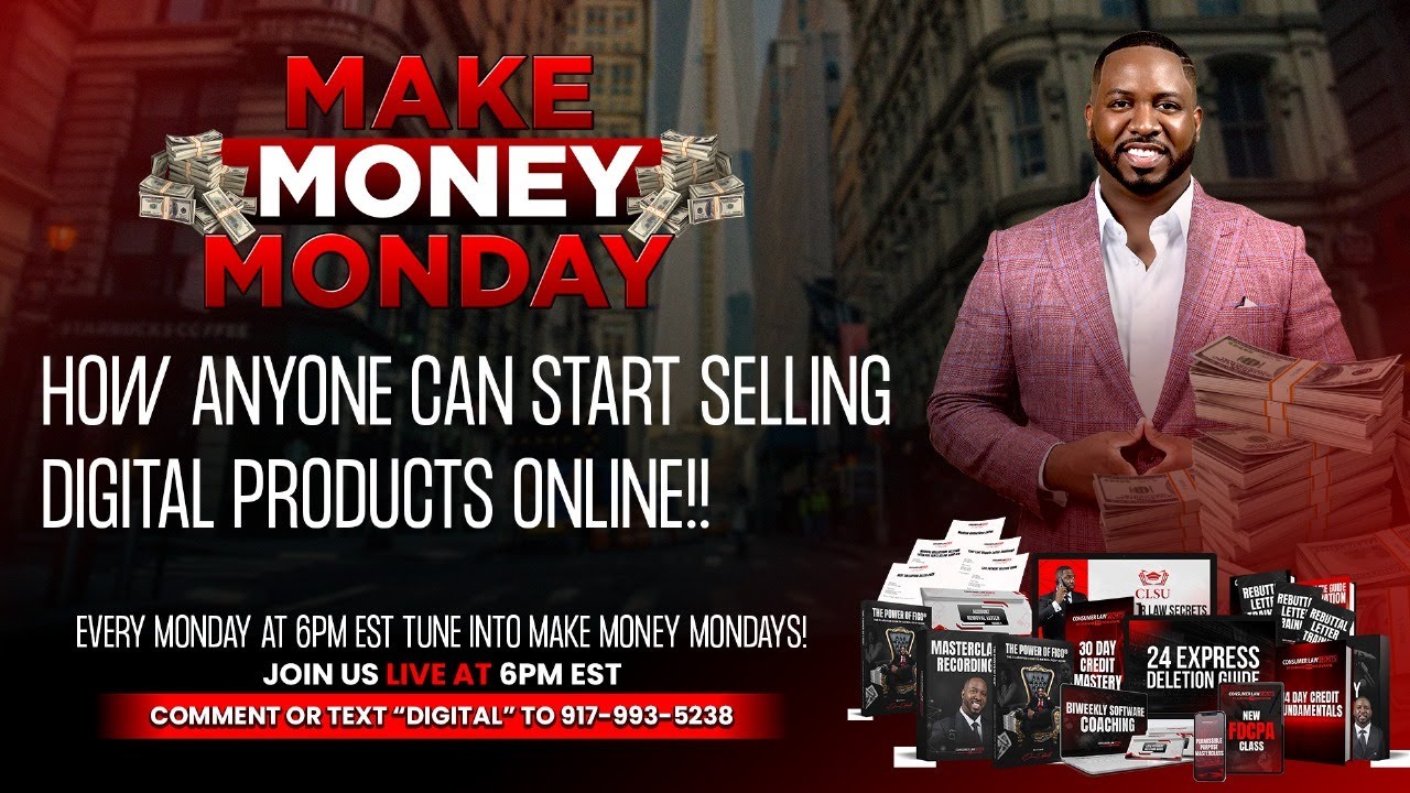 FREE GAME: Make Money Mondays 💰How anyone can start selling digital ...