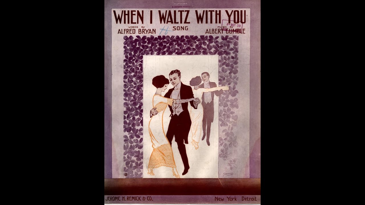 Helen Clark "When I Waltz With You" Victor 17298 (1913) music by Albert ...