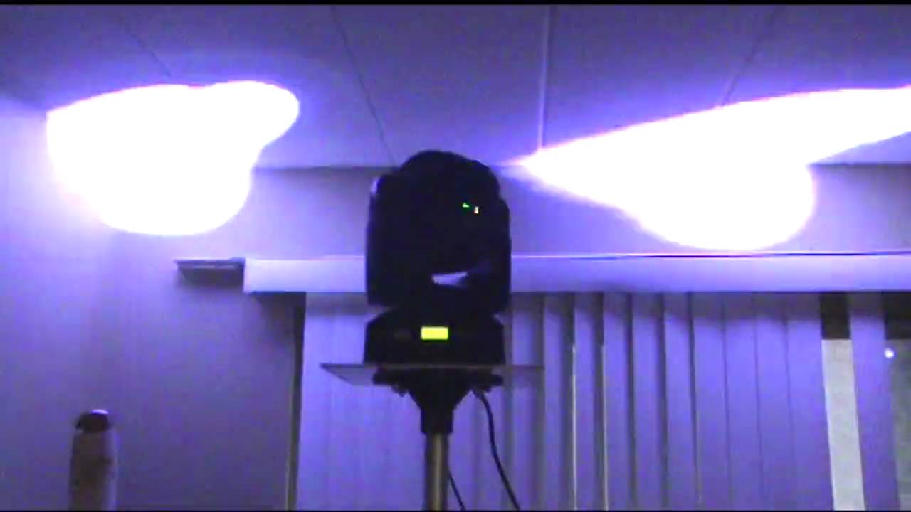 Custom Moving Head Mounts- for Chauvet Q-Spot 150's - YouTube