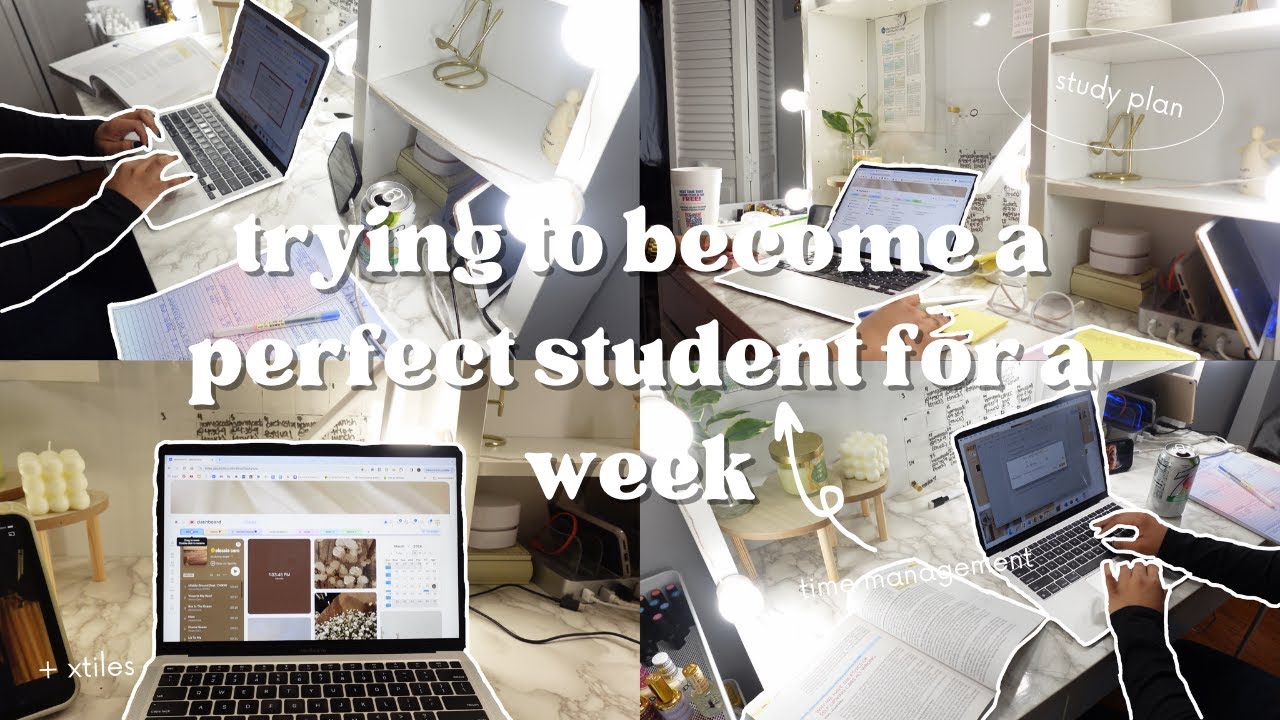trying to become the PERFECT student for a week - YouTube