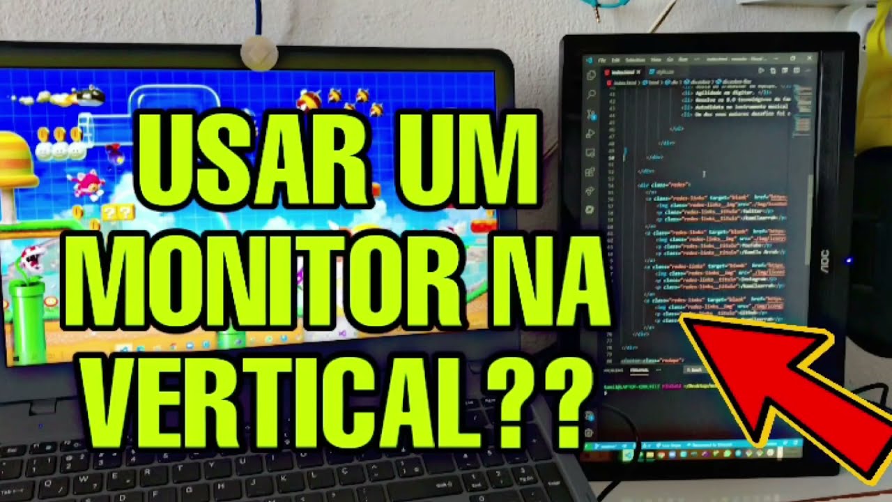 Monitor em pé? Veja como fazer isso (Vídeo com legendas) - YouTube