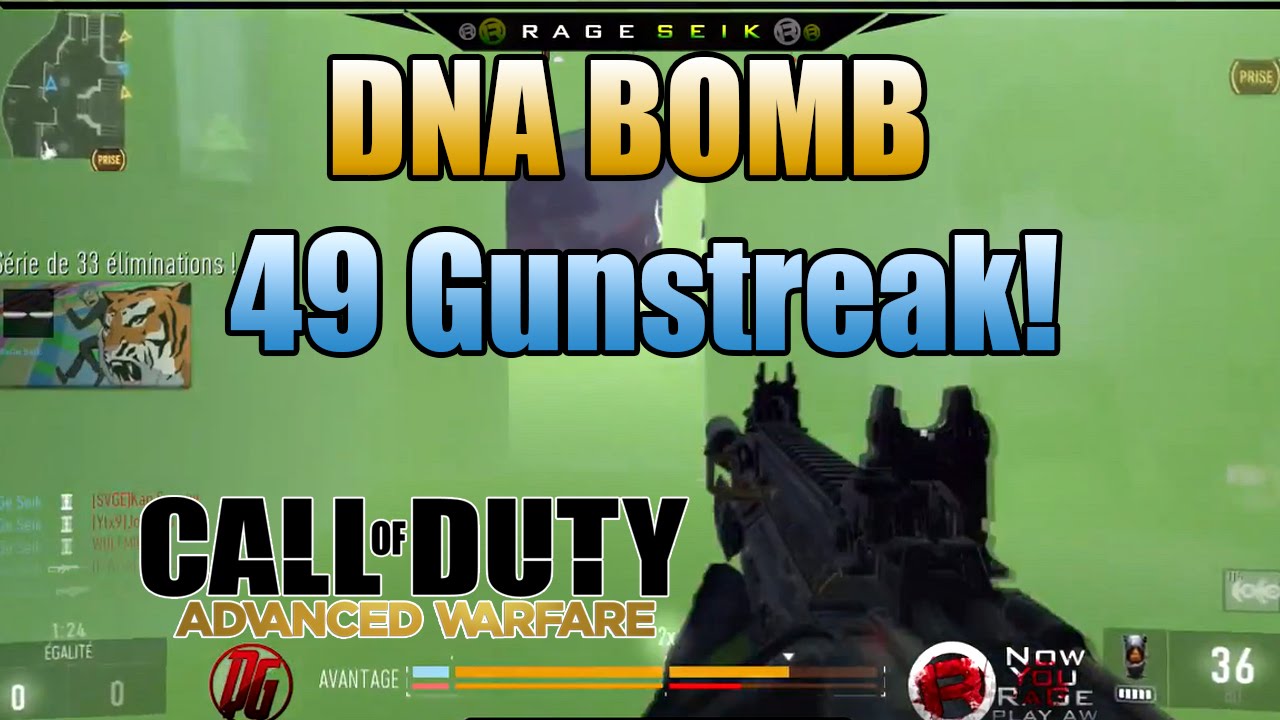 Call of duty Advanced Warfare "DNA BOMB" 49 Gunstreaks! (COD AW Bombe ...