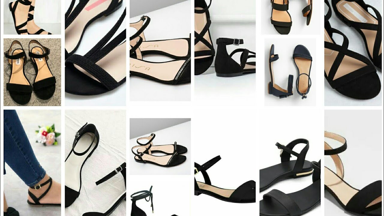 black slipper sandel ideas for girls|beautiful designs|like and ...