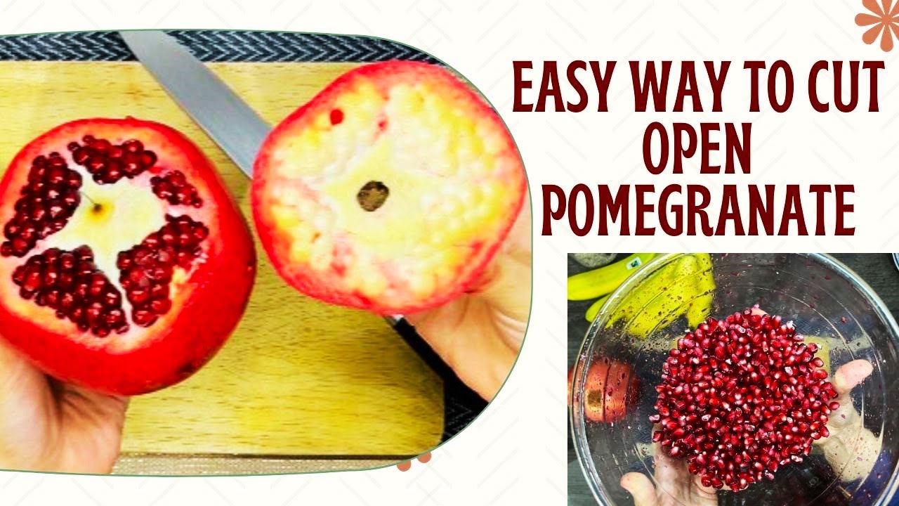 Easiest Way To Cut Open Pomegranate In 2 Min YouTube easiest-way-to-cut-open-pomegranate-in-2-min-youtube