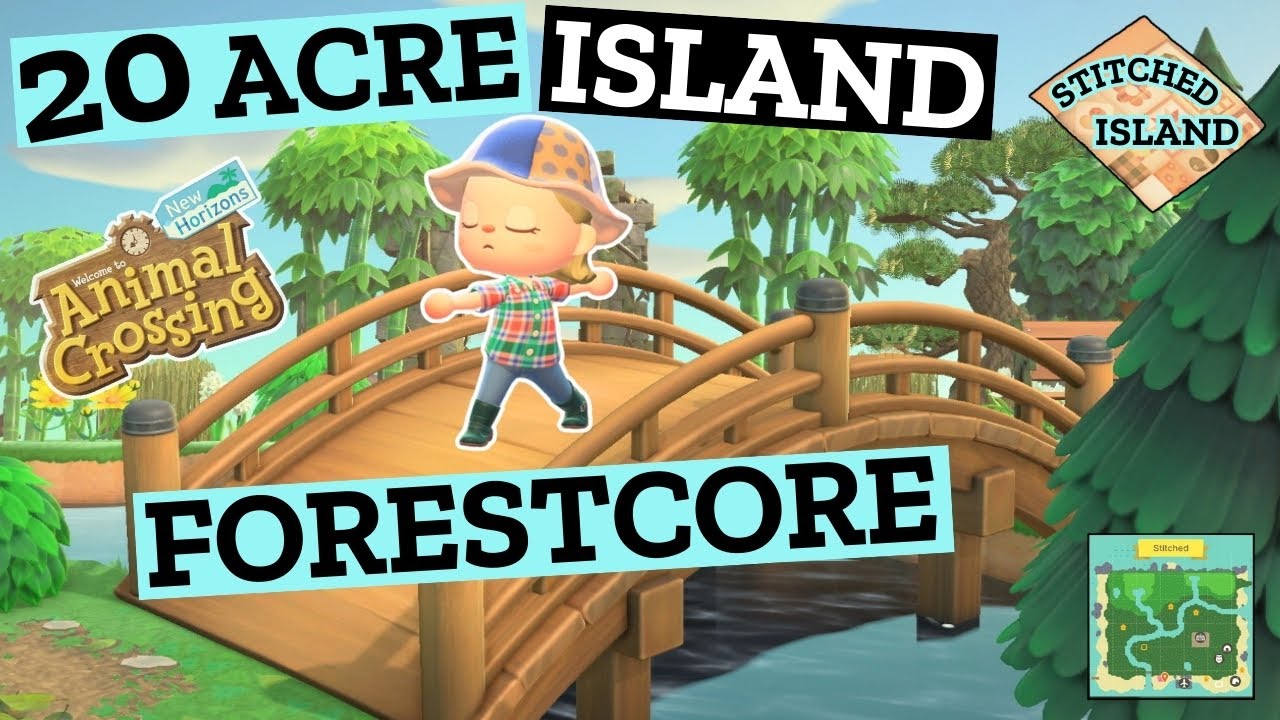 20 Acre Island | Forestcore | Animal Crossing New Horizons ACNH - YouTube