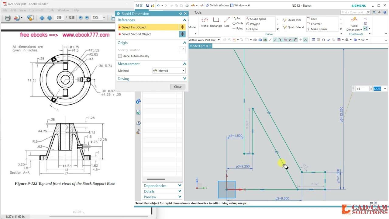 #nx drafting in 30 minutes - YouTube