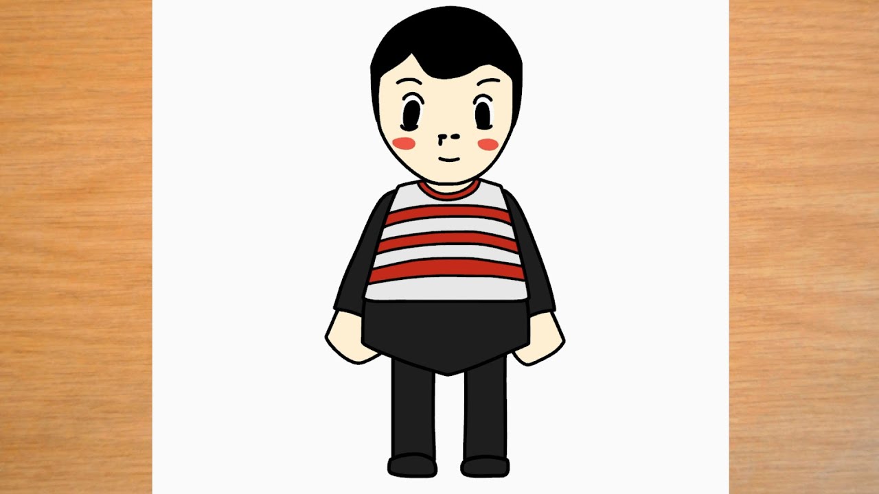 How to draw RON from BAD PARENTING - YouTube