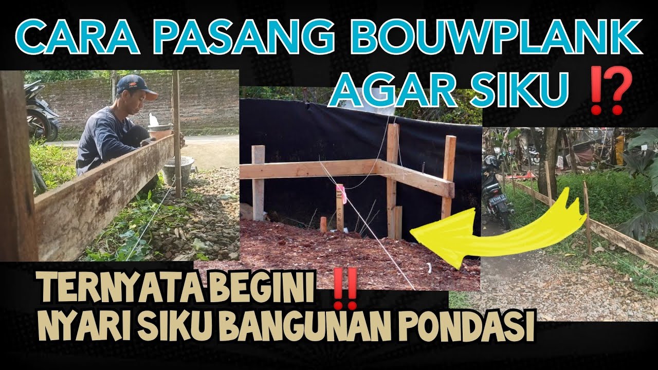 CARA MEMASANG BOUWPLANK AGAR SIKU DENGAN BENAR ‼️ TRIK MENCARI SIKU ...