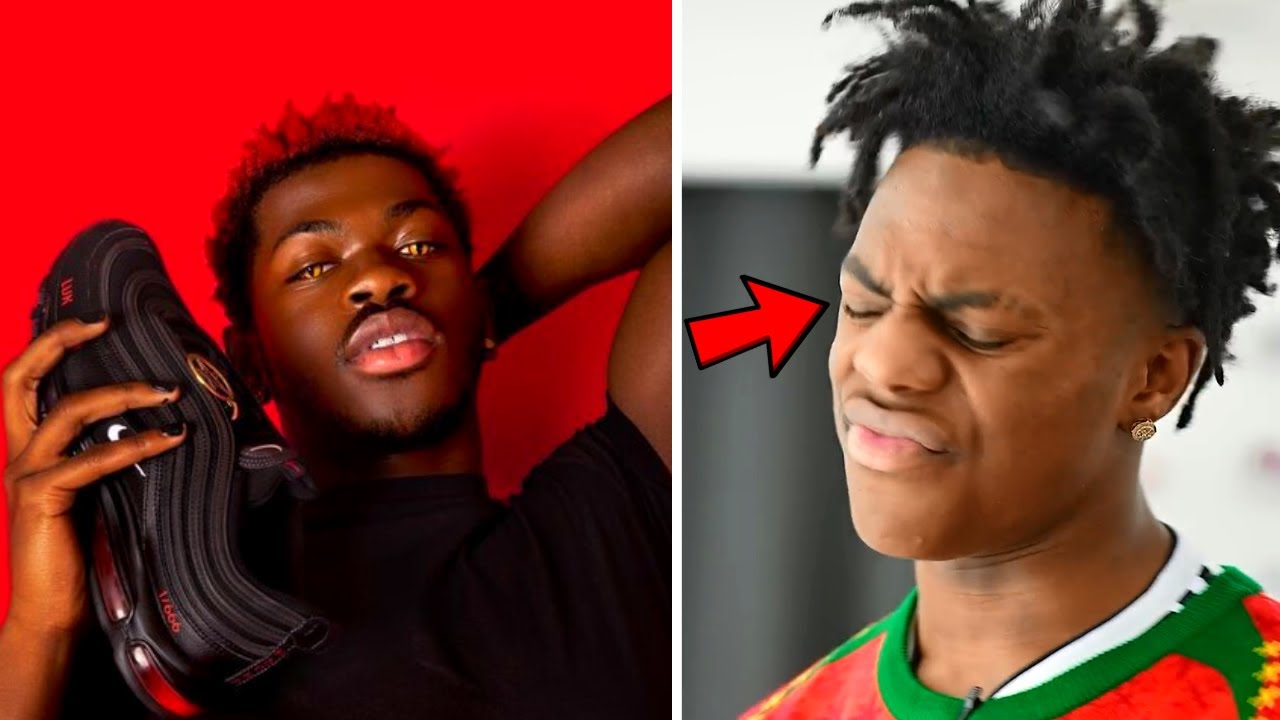 iShowSpeed Reacts To Lil Nas X "Satan Shoes" - YouTube