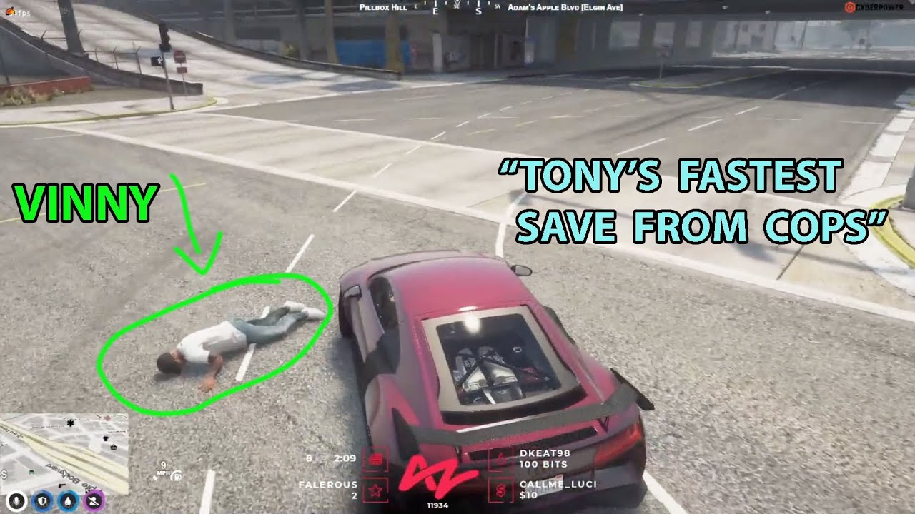 Tony Saved Vinny From Cops Shoot Out | NoPixel GTA RP - YouTube