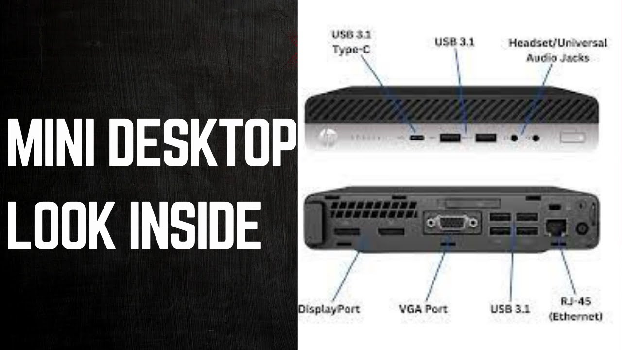 HP ProDesk 600 G5 Mini Desktop look inside - YouTube