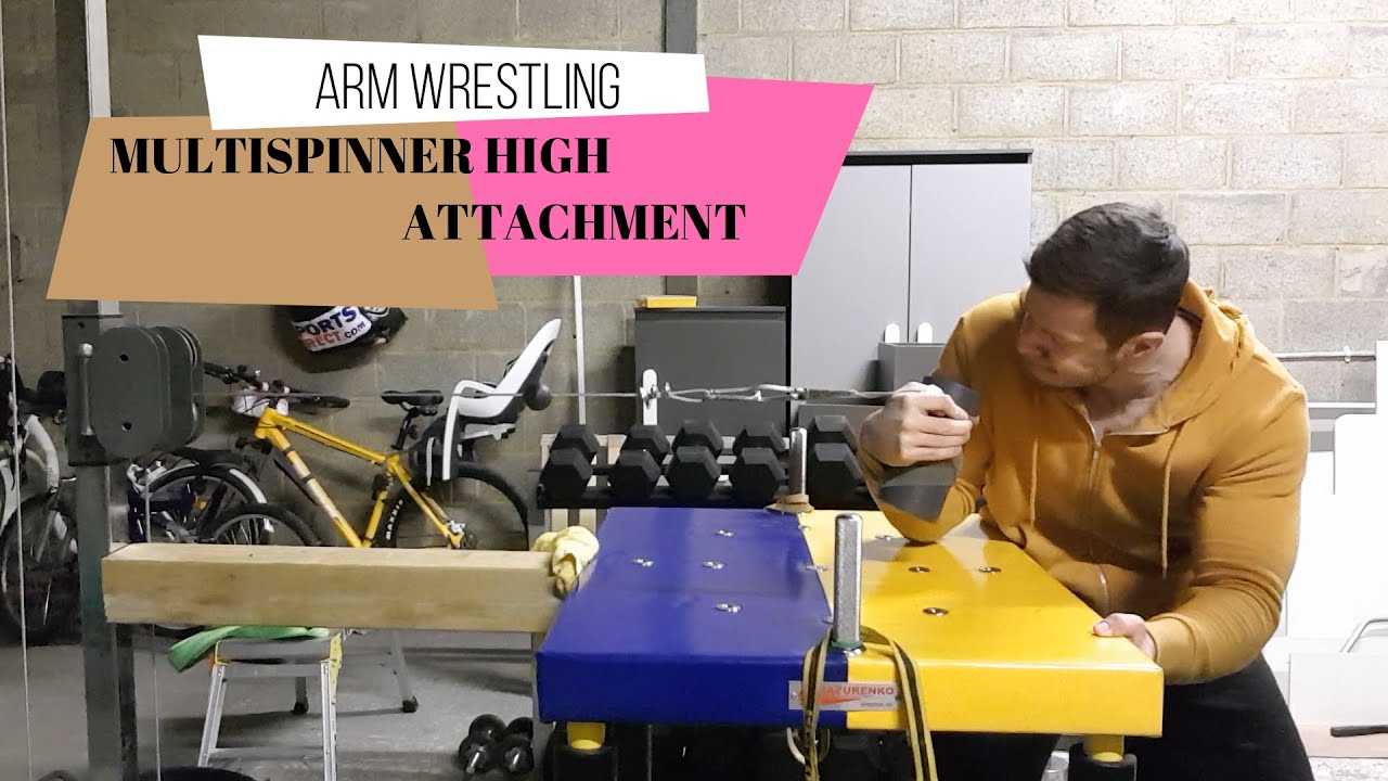 Bogdan Stoica Arm Wrestling Devon Larrat multispinner on low attachment - YouTube