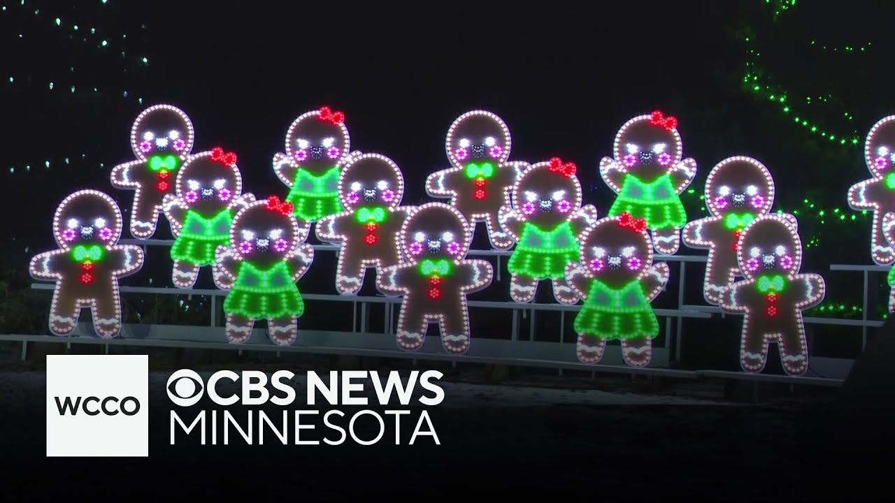 Sever's Holiday Lights offers dazzling drive-thru experience - YouTube