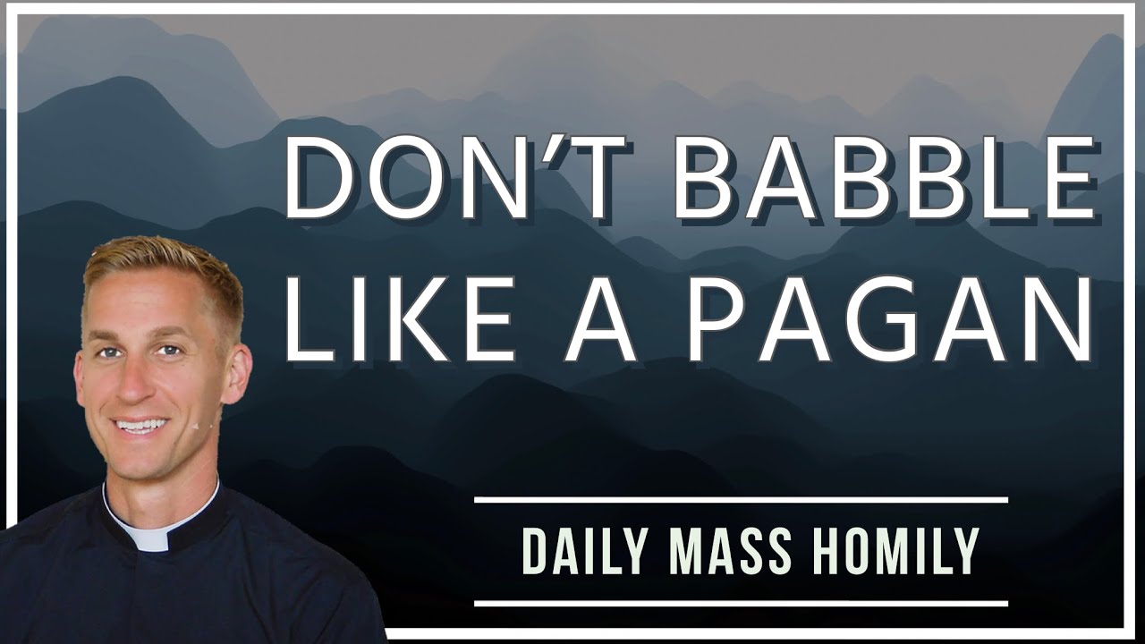 Don't Babble Like a Pagan - YouTube