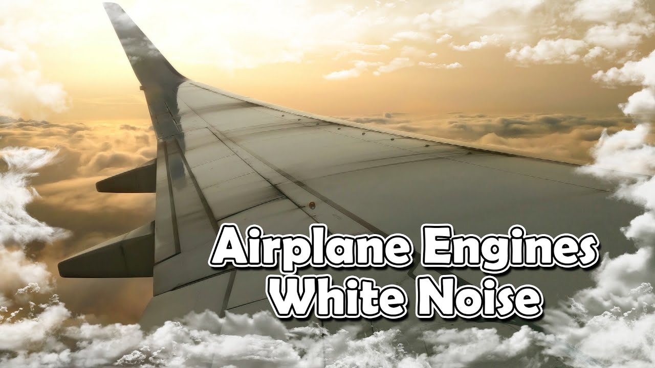 The Sound Of Airplane Engines 💤 35 | Airplane White Noise, Sleeping ...