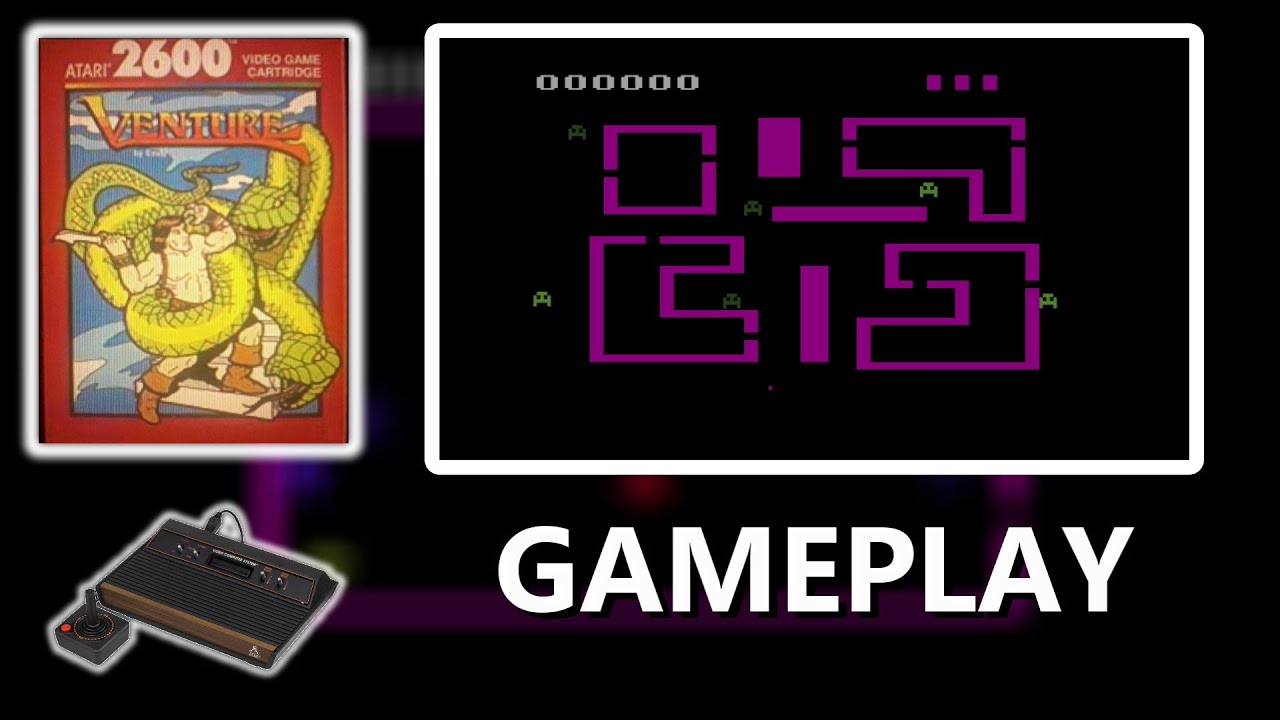 Venture (Atari 2600) Gameplay - YouTube