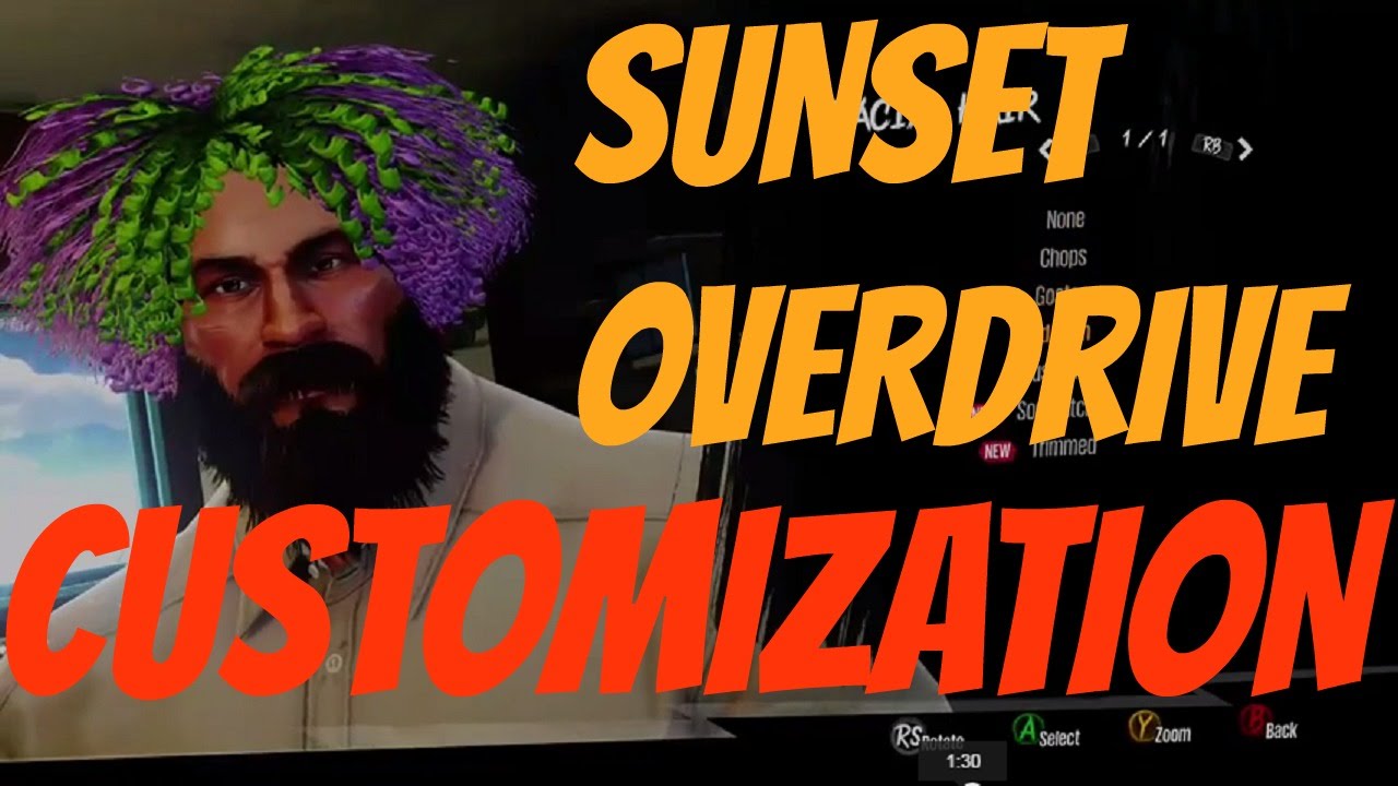 Sunset OverDrive: Character Customization - YouTube