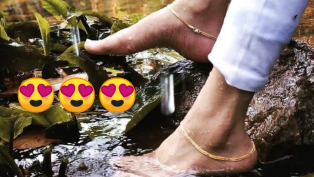 golden anklet feet worship in kerala traditional girls feet-15//kerala ...
