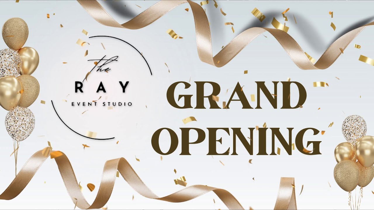 Open for Business - The Ray Event Studio - YouTube