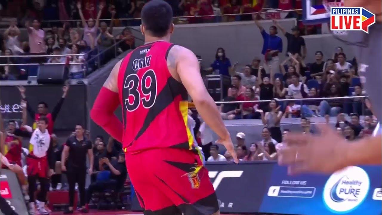 Jericho Cruz goes for a dagger three | PBA Season 48 Commissioner’s Cup - YouTube