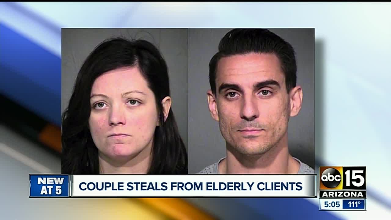 Valley couple arrested for stealing from elderly clients - YouTube