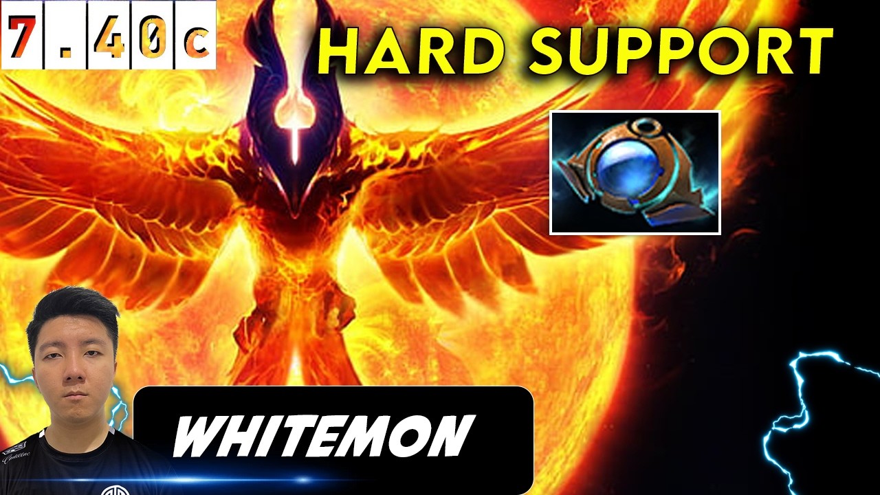 Whitemon Phoenix Hard Support - Dota 2 Patch 7.40c Pro Player Full ...