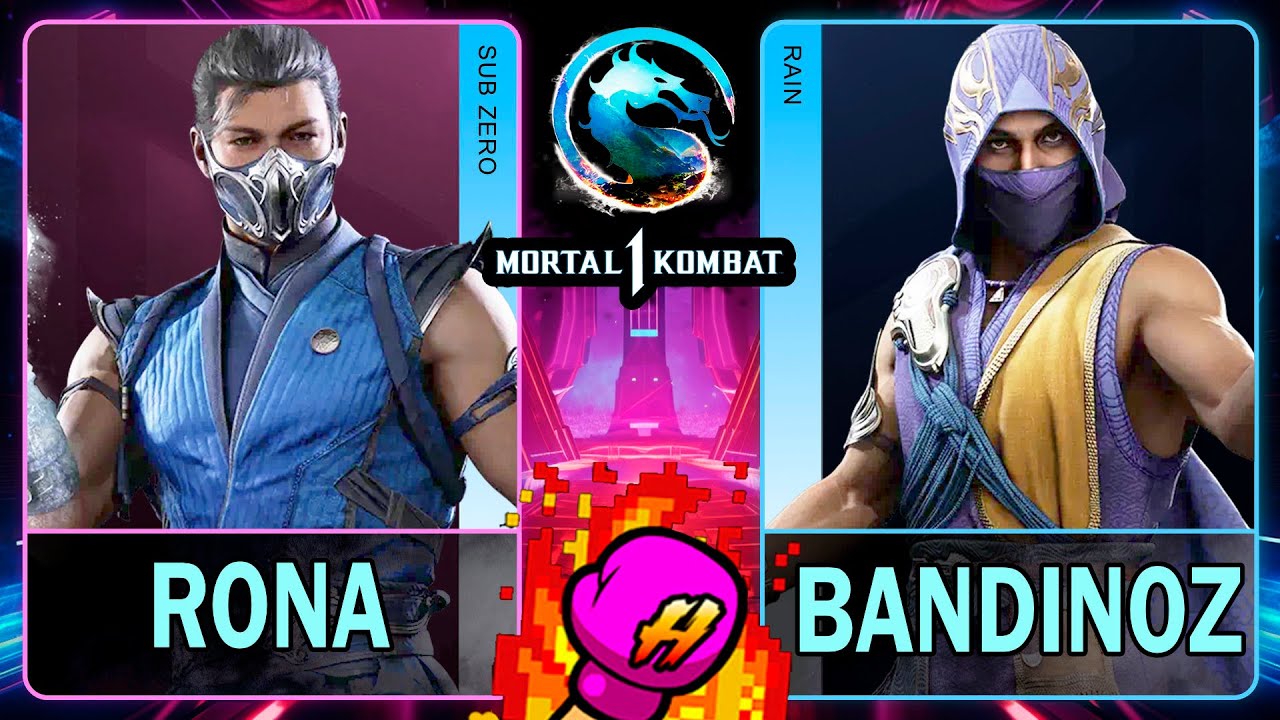 MK1 Rona (SUB-ZERO) VS Bandinoz (RAIN)🥊Mortal Kombat 1🥊4K 60ᶠᵖˢ - YouTube