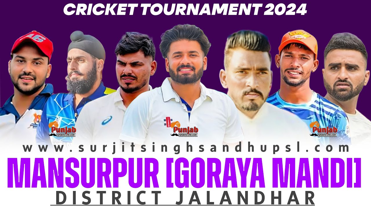 Day-3 || Mansoorpur Jalandhar Cricket Tournament || 2024 ...