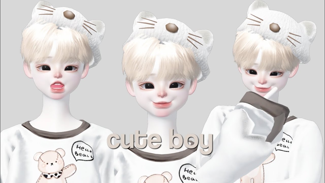 cute boy zepeto||tutorial zepeto - YouTube