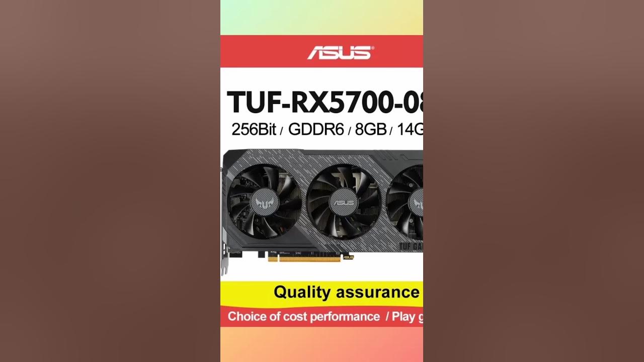Asus tuf RX5700 8G gddr6 placa de vídeo gpu amd #shorts #asus #rx5700 #aliexpress #promo - YouTube