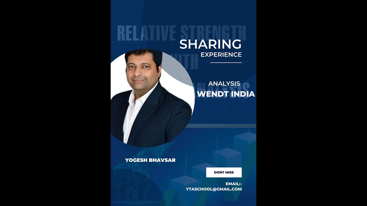 #WENDT INDIA ,#technicalanalysis BY #YTASCHOOL , AUTHOR OF # ...