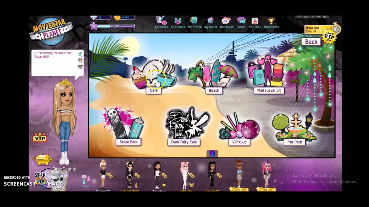 Types of VIP people on msp - YouTube