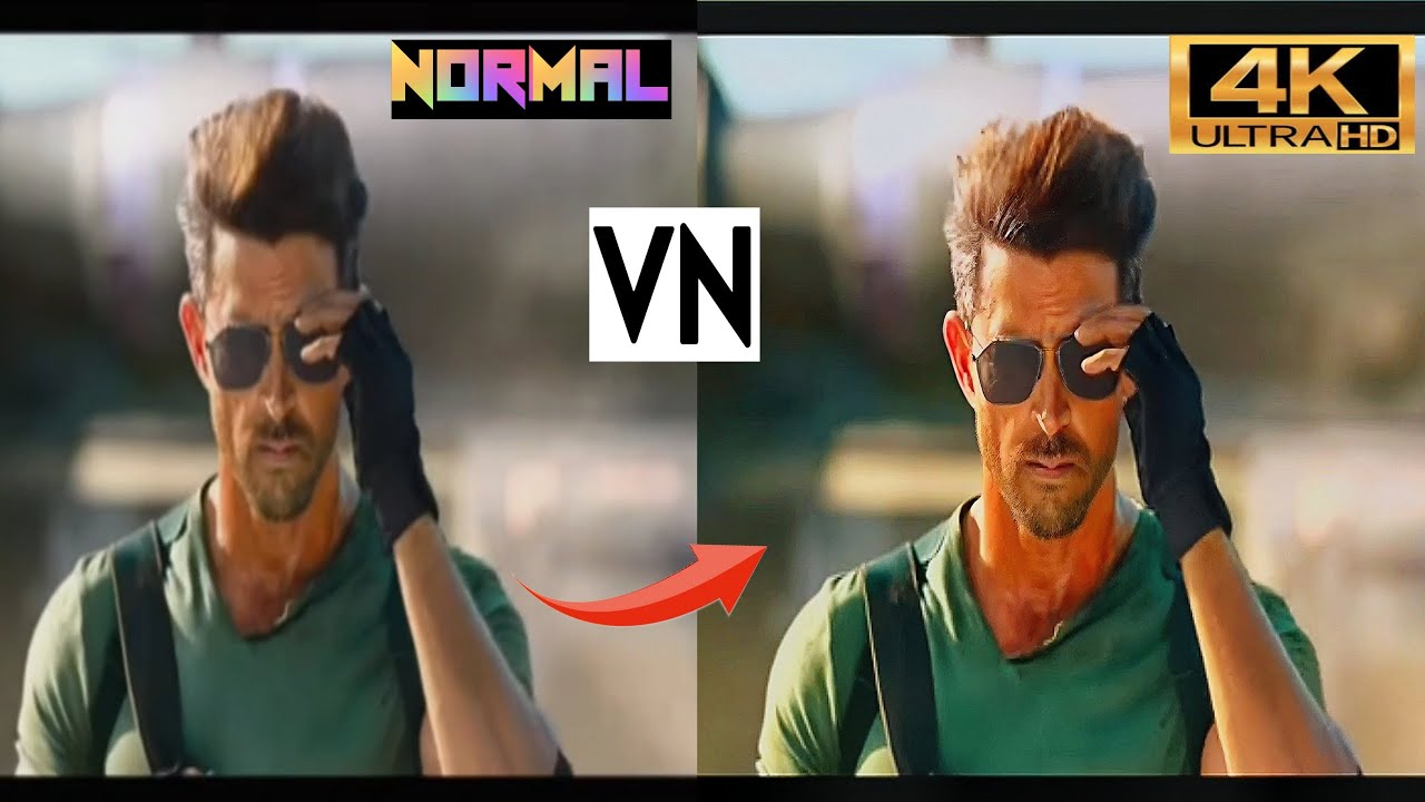 How To Convert Normal Video CLIP To 4K in easy way | VN 4K Quality ...