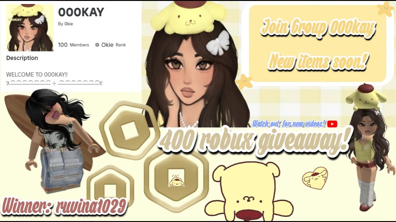 100 Members 400 Robux Giveaway! Proof of Donation. - YouTube