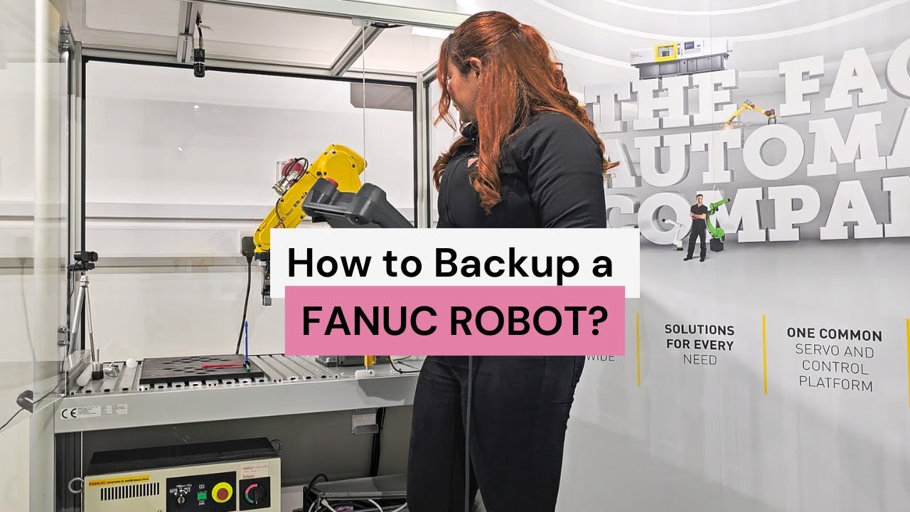 How to backup a FANUC robot? (by The Robot Queen) - YouTube