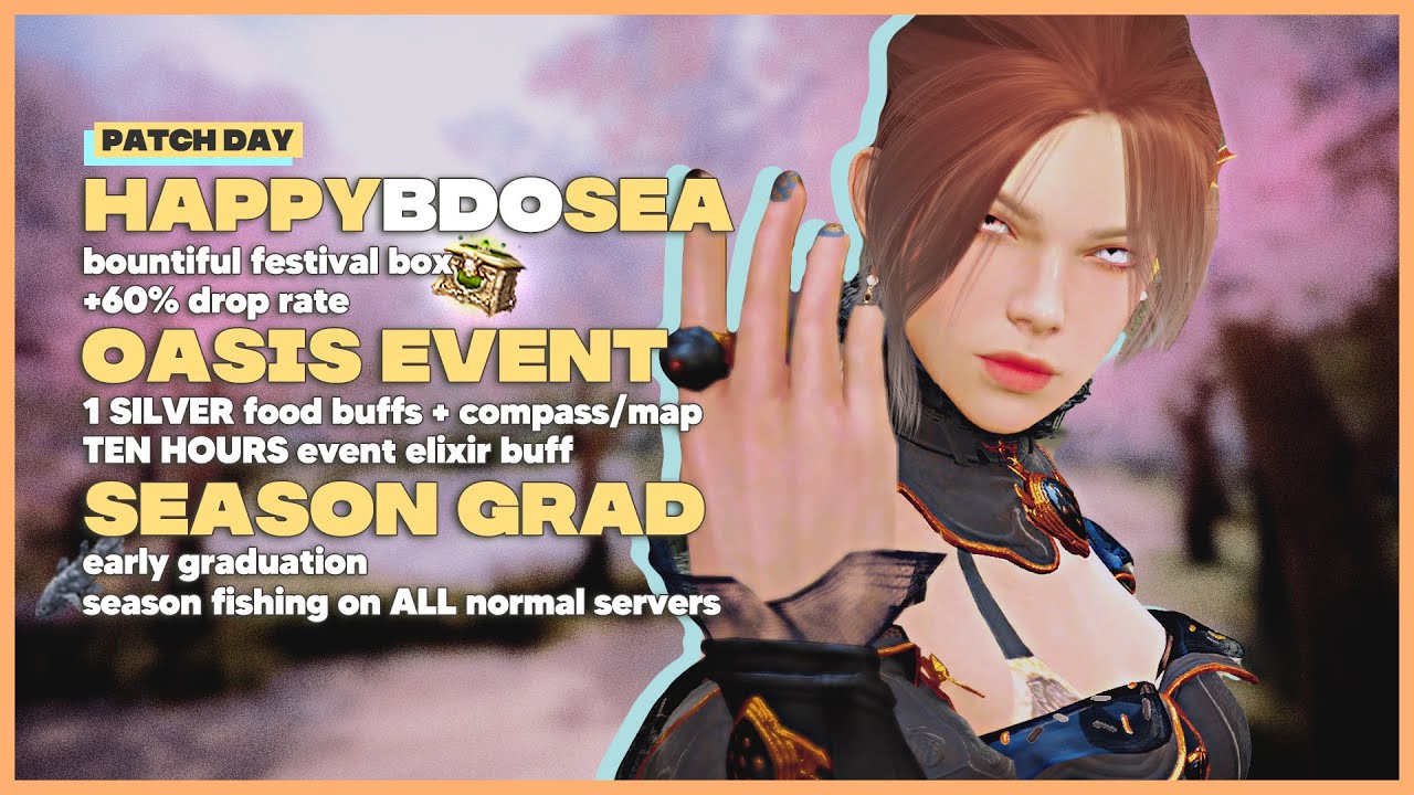 📒 BDO Events | Return of OASIS Event, FREE 60% Drop Rate & Cosplay ...