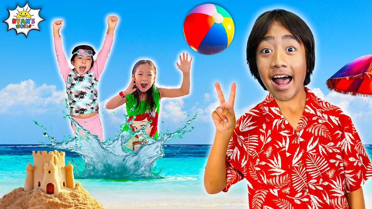 Ryan's HAWAIIAN Summer Beach Adventures! Realtime YouTube Live View ...