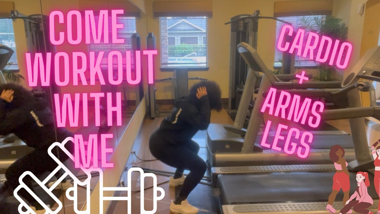 Gym Vlog | Arm + Leg Day | Virtual Workout Buddy - YouTube