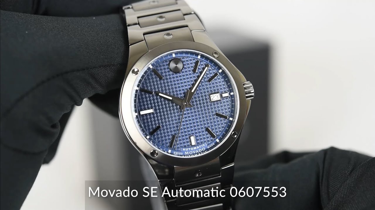 Movado SE Automatic 0607553 - YouTube