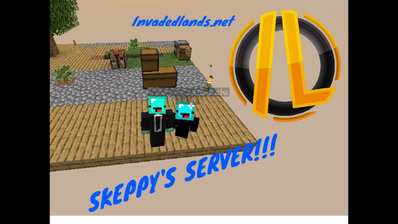 Playing SKYBLOCK on INVADEDLANDS.NET - YouTube