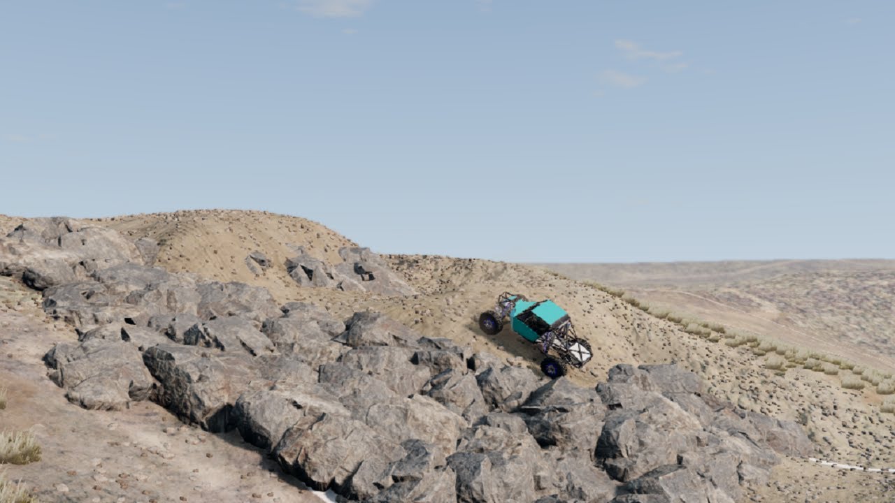 BeamNG 2nd Ultra 4 Track Update - NEW ROCKS! - YouTube