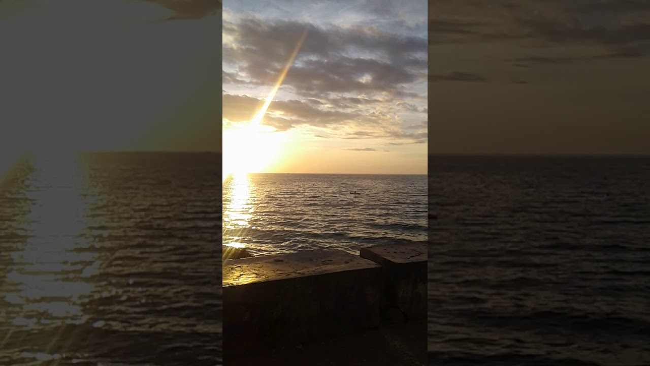 Nuansa sunset pinggir pantai tedis kota kupang - YouTube