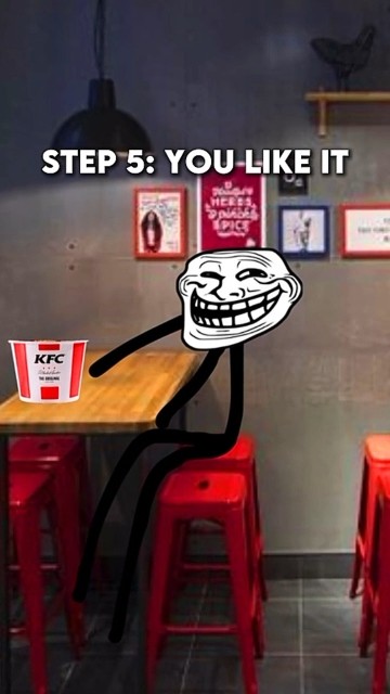 KFC FRIED CHICKEN 🐔 INCIDENT ||😱☠️#trollface #scary #horror #shorts # ...