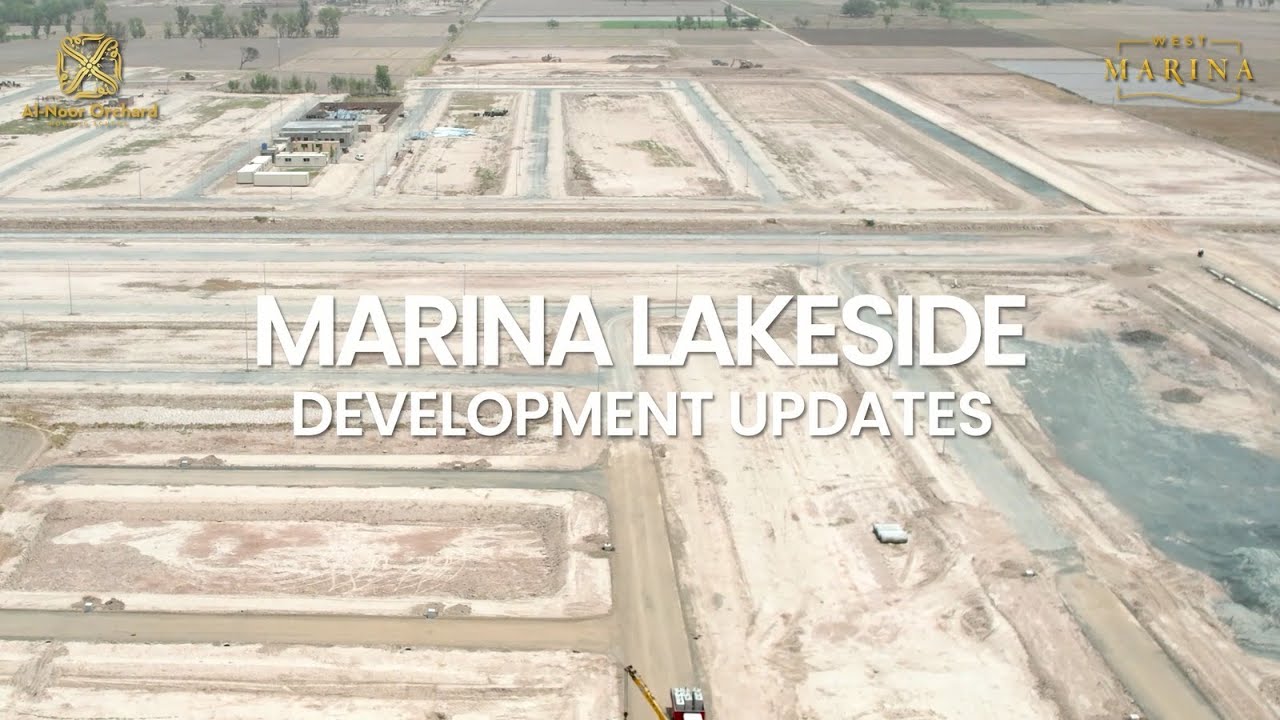 West Marina | Marina Lakeside | Latest Development Update - YouTube
