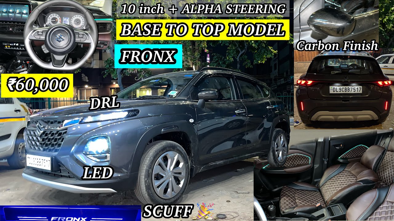 MARUTI FRONX MODIFIED | 🔥 35% Discount on Genuine Accessories | Fronx ...
