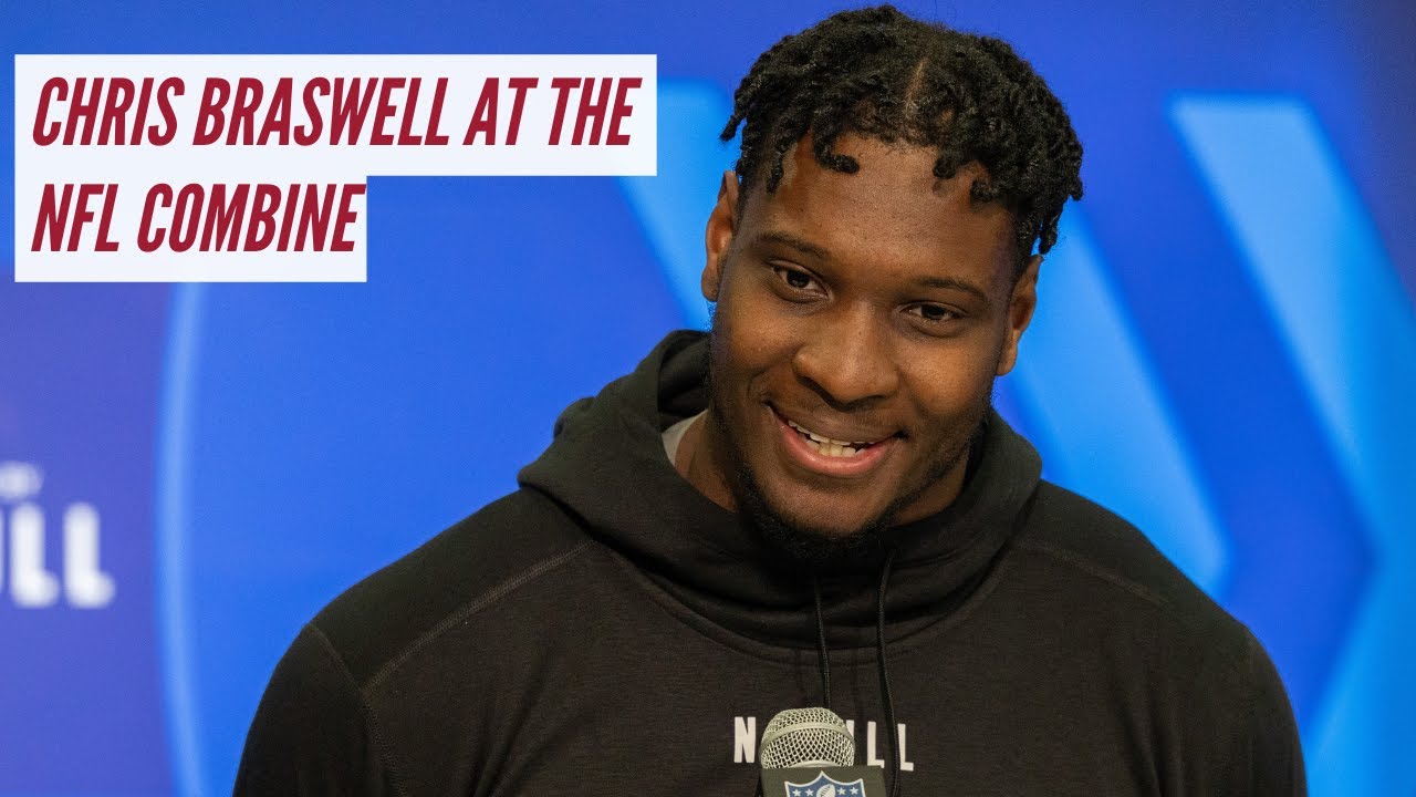 Alabama Linebacker Chris Braswell at the NFL Combine - YouTube