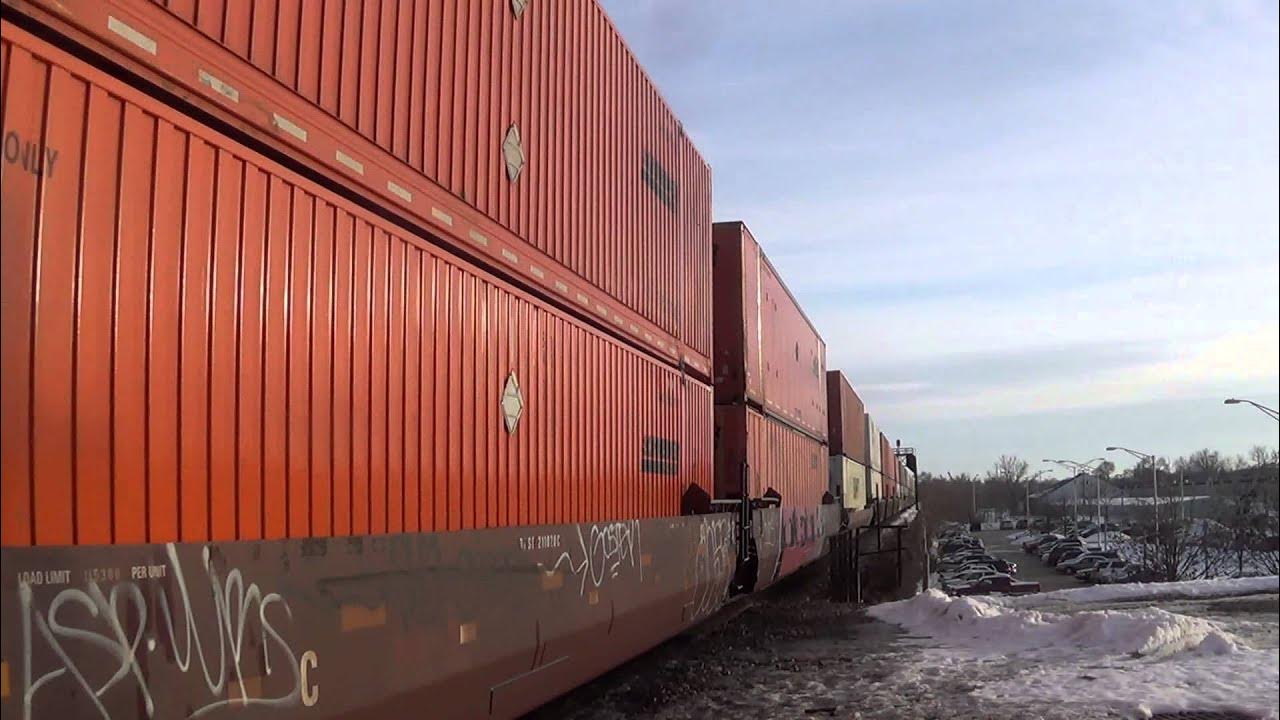 BNSF 6681 West Joliet, IL 2/19/14 - YouTube