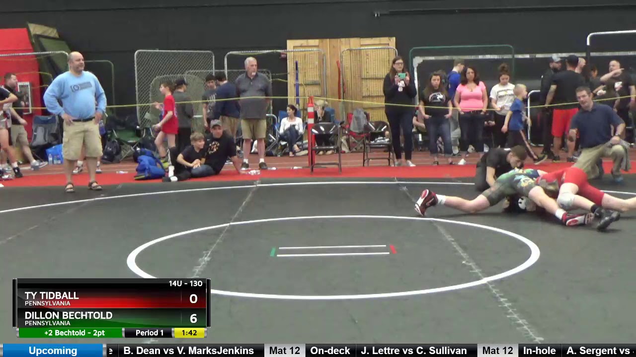 14U 130 Ty Tidball Pennsylvania Vs Dillon Bechtold Pennsylvania - YouTube
