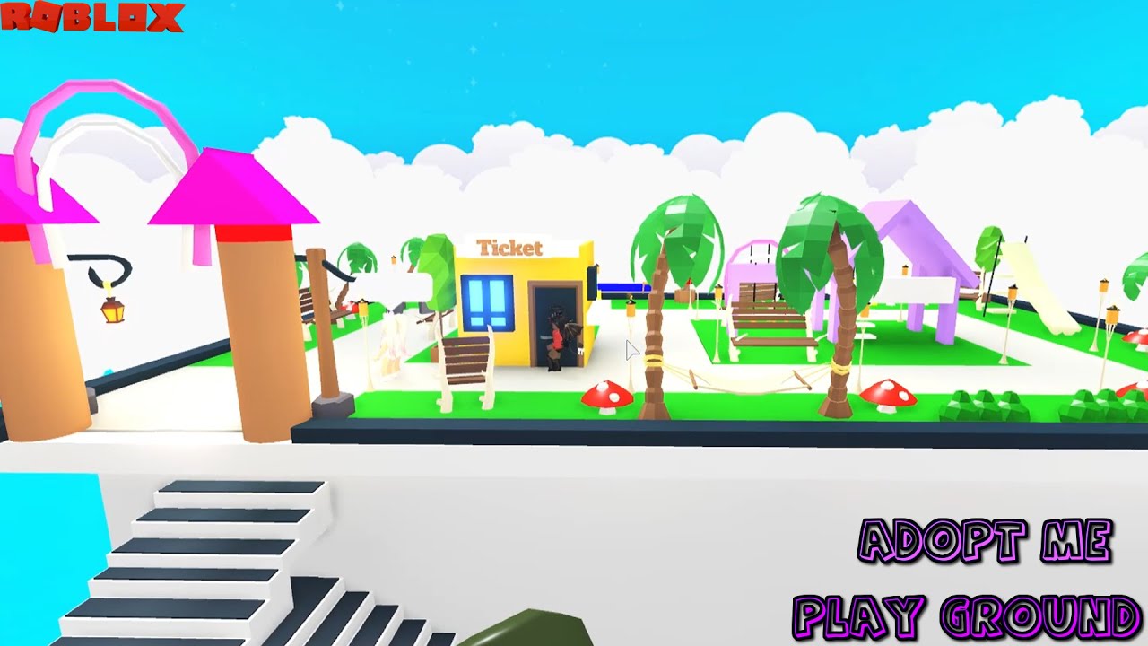 Roblox Adopt Me !! Adopt Me Play Ground Speed Build In Tree House - YouTube